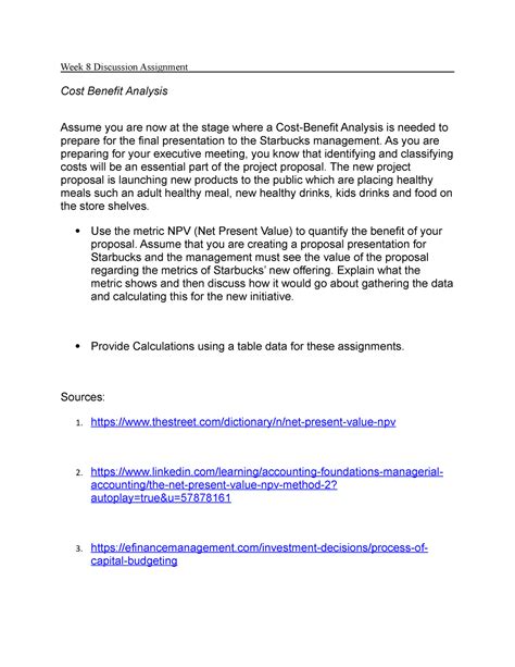 Financial Week 8 Discussion Assignment Week 8 Discussion Assignment