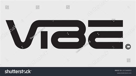 Vibe Logo Design Concept Text Creative Stock Vector Royalty Free 2211849955 Shutterstock