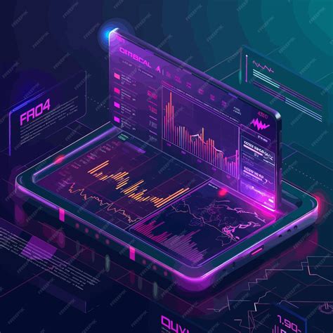 A Smart Phone With A Screen Showing A Graph And A Graph Premium Ai