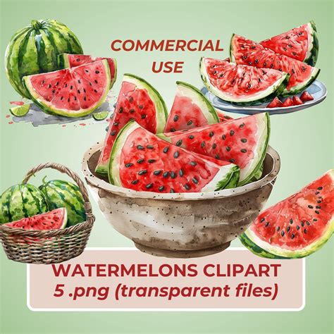 Watermelon Clipart Watermelon Png Watermelons Clip Art Png