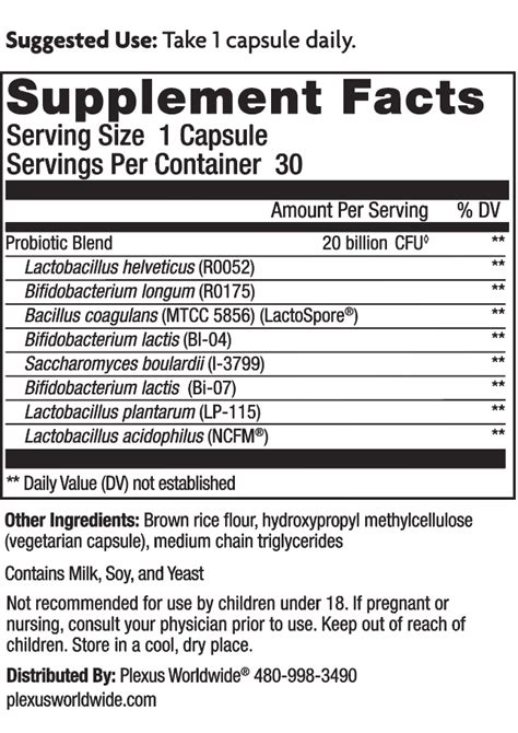 Plexus Vitalbiome™ Probiotic Helps Improve Health And Mood Plexus