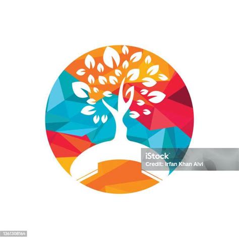 네이처 콜 벡터 로고 디자인 핸드셋 트리 아이콘 디자인 템플릿입니다 Brand Name Smart Phone에 대한 스톡 벡터 아트 및 기타 이미지 Brand Name