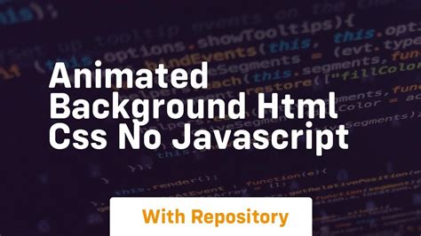 Animated Background Html Css No Javascript Youtube