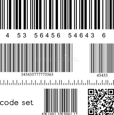 Barcode Set Stock Vector Illustration Of Technology 37385506