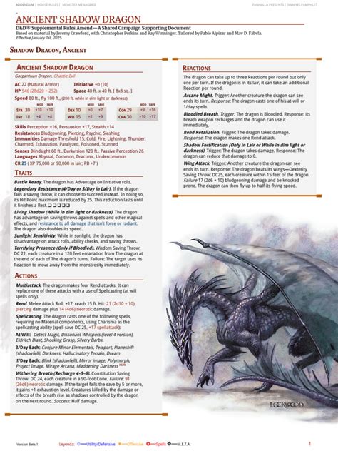 Ancient Shadow Dragon 25 Pdf Role Playing Games Fantasy Role Playing Games