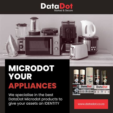 Datadot Technology Sa Pty Ltd On Linkedin Microdots Appliances