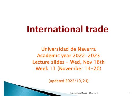 Week 12 Lecture 2 Slides Universidad De Navarra