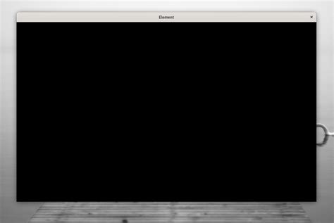 black window when starting in a gnome on wayland session · issue 19743 · element hq element web