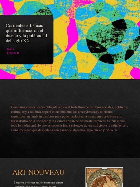 Corrientes Artisticas Que Influenciaron El Diseño Pdf Cubismo
