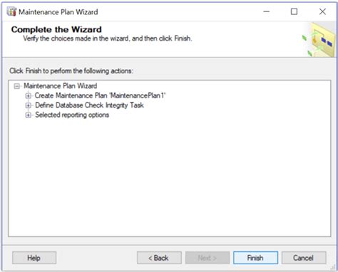 Getting Started With Sql Server Maintenance Plans Part 1