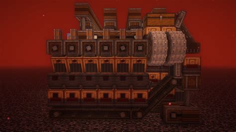 CreateMod Com Netherite Scrap Farm Build In Nether