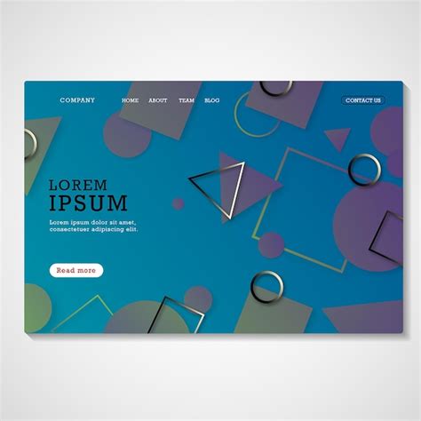 синий фиолетовый градиент шаблон фона дизайн веб страницы векторный фон Премиум векторы