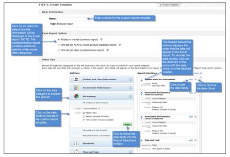 aleks downloading reports