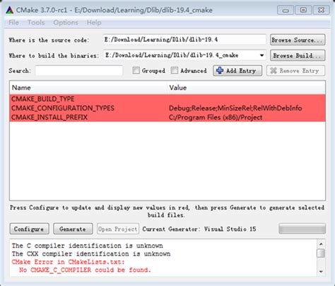 Cmake问题：the Cxx Compiler Identification Is Unknown Wfjiang 博客园