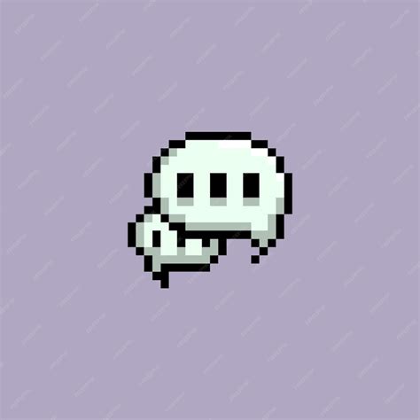 Premium Vector Pixel Art Chat Icon