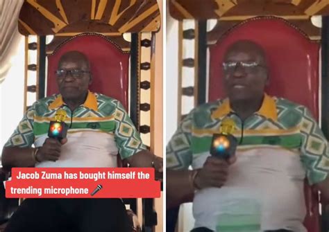 Zuma Addresses Mk Party Supporters With Viral Microphone Video