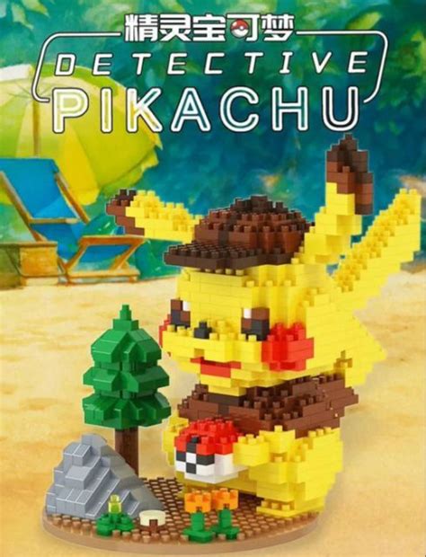 Ready Stock Pikachu New Diy Diamond Nano Block Toy Lazada