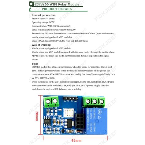 Esp8266 Esp 01 Esp 01s 5v Wifi Relay Module Dht11 Temperature Humidity Sensor Module Wireless