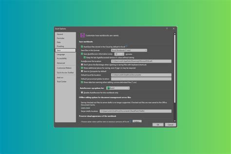 8 Ways To Fix Excel Autosave Not Working