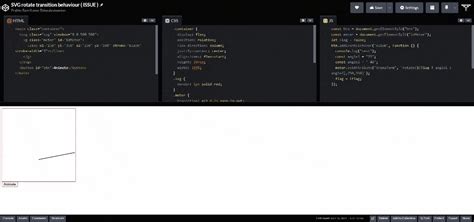Css SVG Line ROTATE Transform Animation Takes A Wierd Path Before Reaching Destination Angle