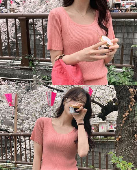 [라스트찬스] Slowmade 밤부소프트 여리핏 반팔니트 5 Color 슬로우앤드