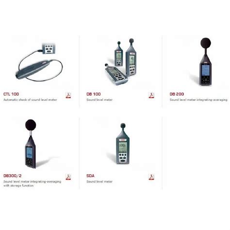 Kimo DBA DB Digital Sound Meters And Dosimeters For Industrial Accuracy DB At