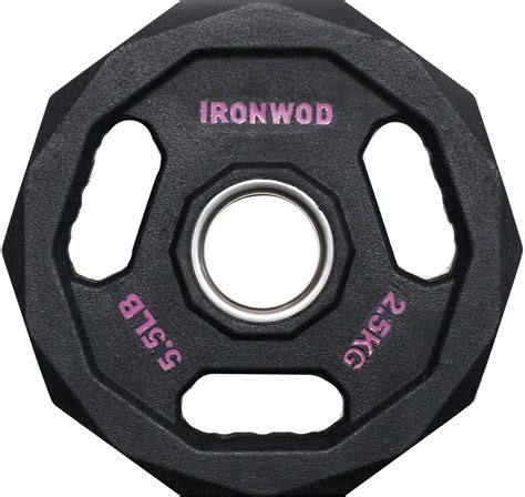 Ironwod商用pu三孔杠铃片手抓片