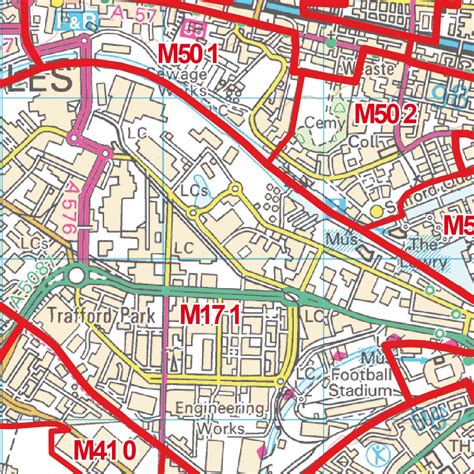 Xyz Postcode Sector Map G3 Manchester M By Xyz Maps Avenza Maps