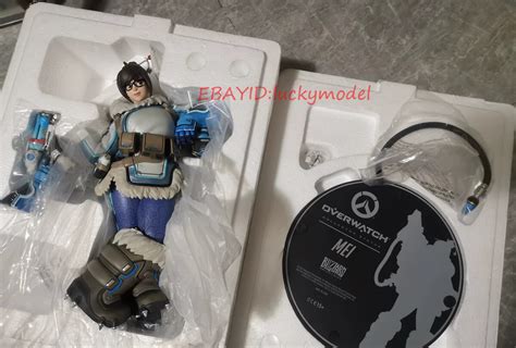 Blizzard Overwatch Ow Meiling Zhou Mei 28cm Statue Model Figures In