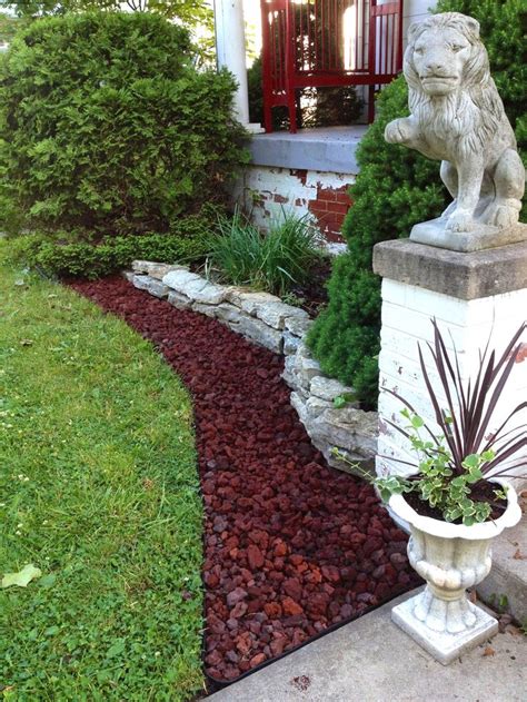 Red Lava Rock Landscaping Ideas
