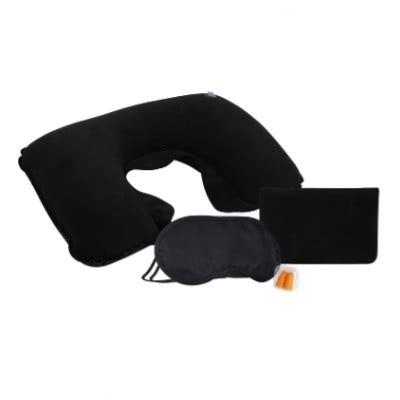 01316 Travel Set Pillow Eyemask Bsts