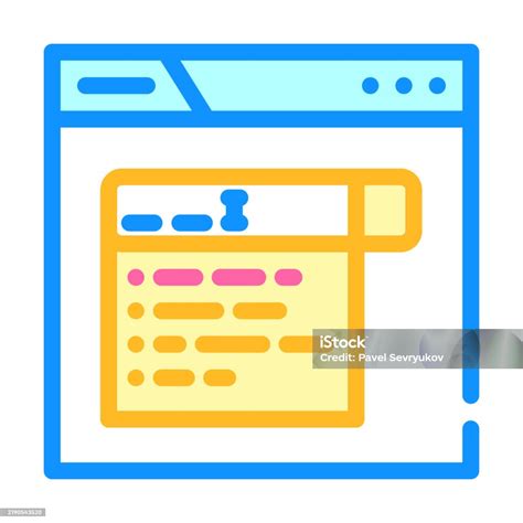 자동 완성 자연어 처리 Nlp 색상 아이콘 벡터 일러스트 레이 션 단일 객체에 대한 스톡 벡터 아트 및 기타 이미지 단일