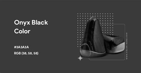 Onyx Black Color Hex Code Is 3a3a3a