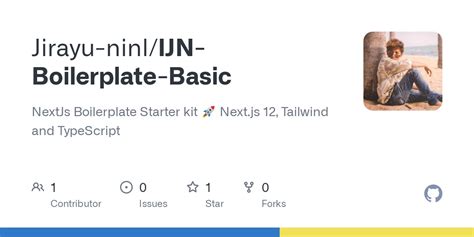 Github Jirayu Ninlijn Boilerplate Basic Nextjs Boilerplate Starter