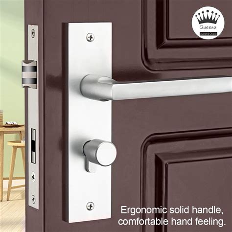 Lever Type Doorknob Lockset Lever Door Knob Space Aluminum High Quality Door Lock Wooden Door