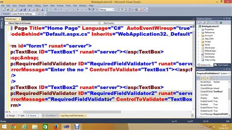 Aspnet Tutorial Validation Control In Web Form Youtube