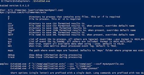 Introducing Evtxecmd The Last Event Log Parser You Will Ever Need R Computerforensics