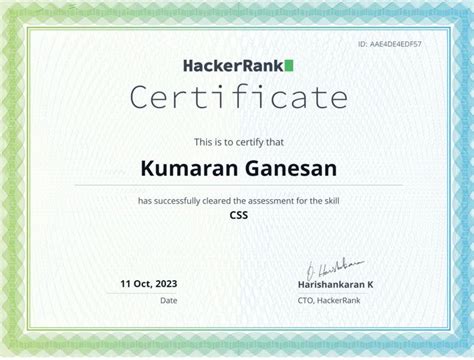 kumaran ganesan on linkedin hi all i have successfully completed css certification test