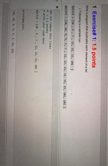 Solved 1 Exercise 1 15 Points Write A Program That