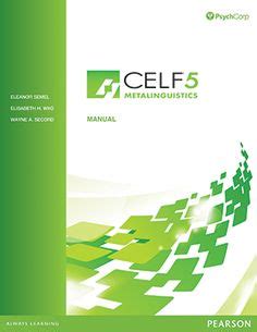 CELF Metalinguistics Language Therapy Language Skills Upper Grades Curriculum Clinic Bar