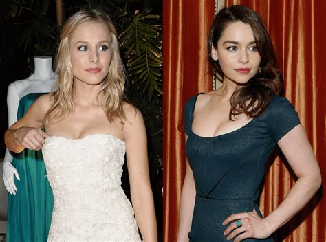 Cuckqueans Kristen Bell And Emilia Clarke Which One Is Your Wife And