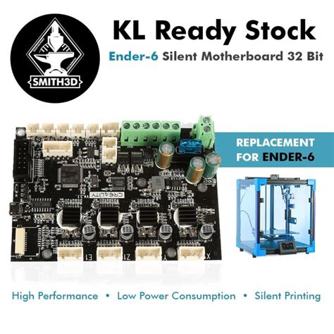 Official Creality Ender 6 Motherboard 32bit Replacement Silent Control Board V4 3 1 Lazada