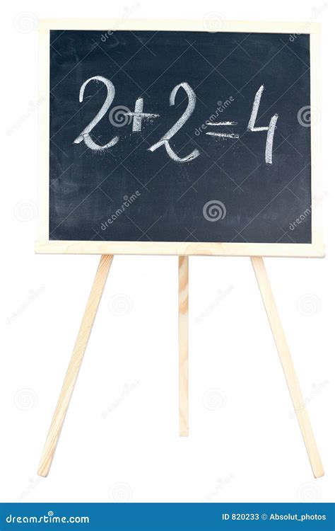 Mathematics On A Chalkboard Stock Image Image Of Calculate Solution