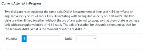 Solved Two Disks Are Rotating About The Same Axis Disk A
