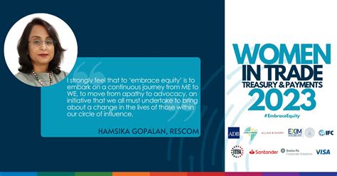 Hamsika Gopalan On Linkedin Internationalwomensday2023 Finance Womenintrade Leadership
