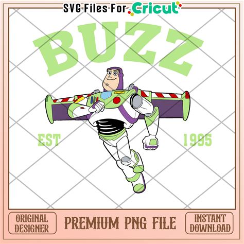Buzz Lightyear Png Cricut Design 1995 Svg Files For Cricut