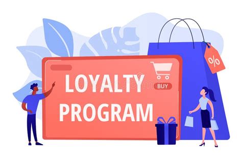 Loyalty Program Concept Customer Allegiance Marketing Program Discount Rewards Card Retail