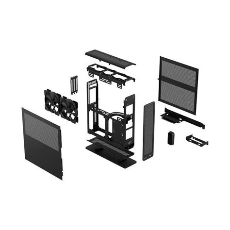 Fractal Design Ridge Black Mini Itx Chassis Fd C Rid1n 11 Novatech