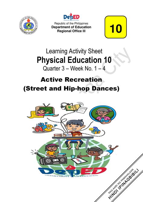 3RD Quarter Grade 10 PE Learning Activity Sheets WEEK 1 4 Final