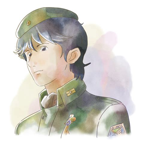 「銀河英雄伝説 より「ヤン・ウェンリー」 二次創作 イラスト 絵描きさんと繋が」 ひろのりのイラスト